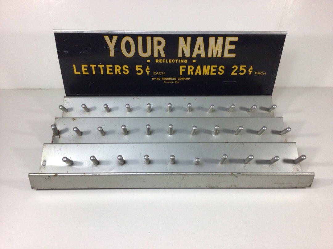Vintage Advertising Reflective Hy-ko Products Store Countertop Display ...