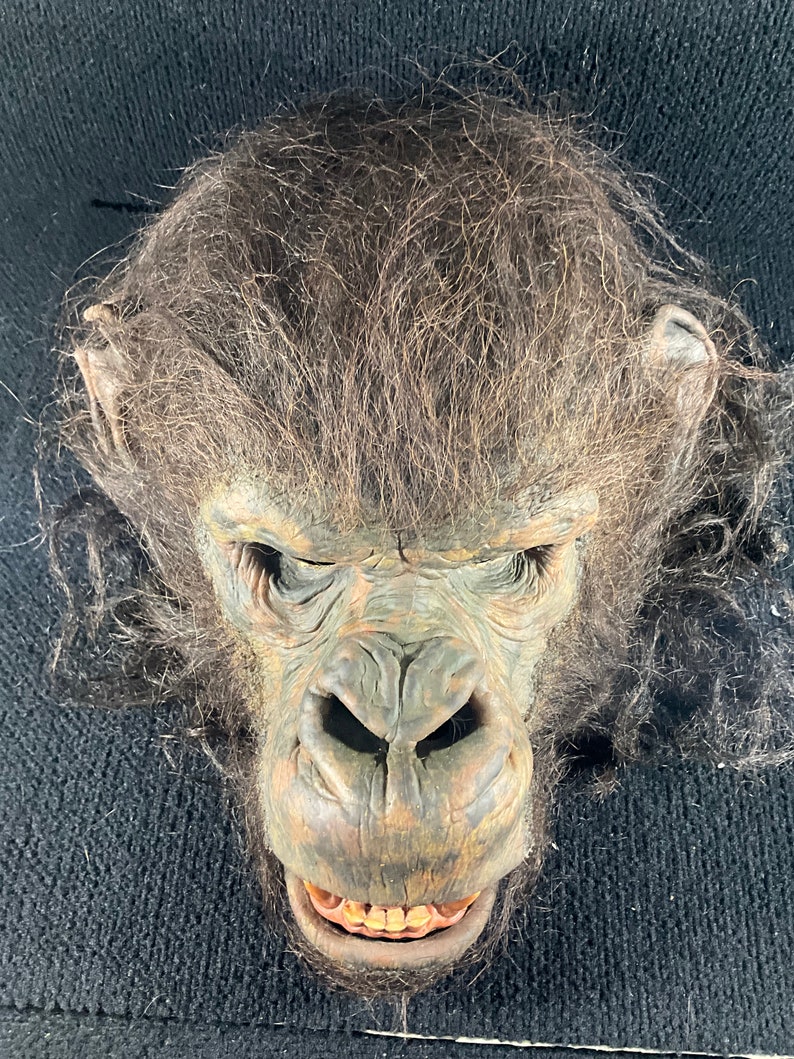 Vintage 1998 Tarzan and the Lost City Movie Prop Full Head Gorilla Mask ...
