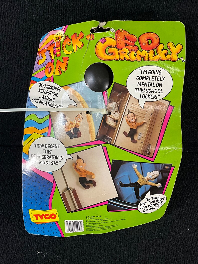 Vintage Tyco 1989 Stick-on Ed Grimley Toy Figure - Etsy