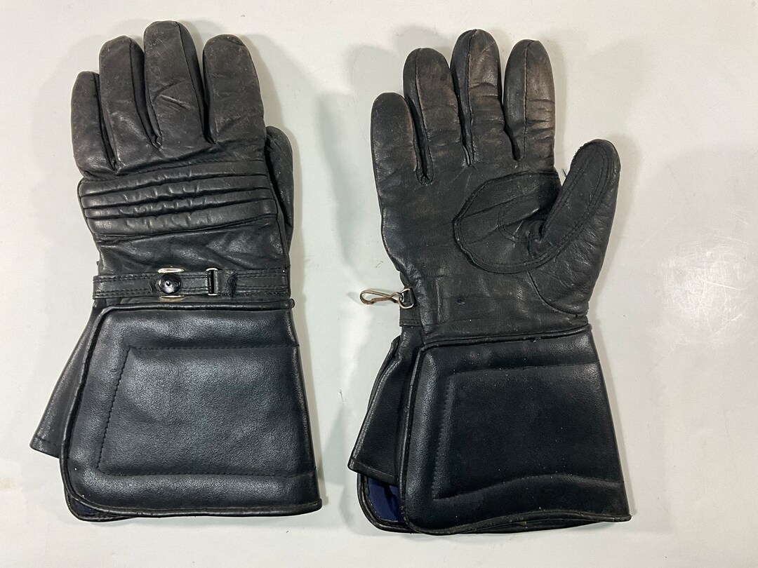 Vintage Harley Davison Leather Motorcycle Gloves Mens Medium the ...