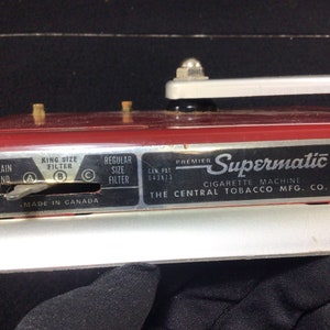 Vintage Premier Supermatic Cigarette Roller Maker Machine. Central ...