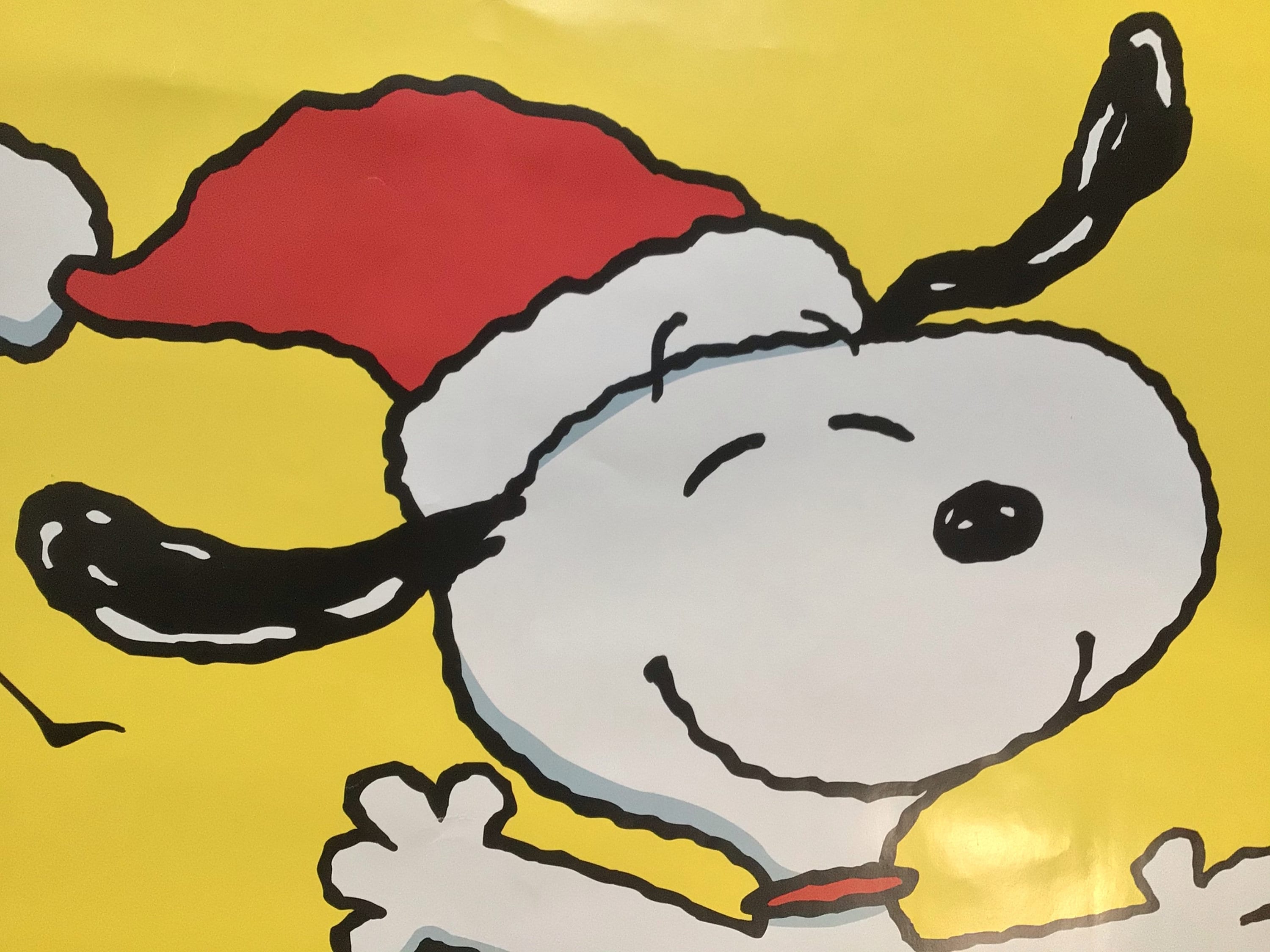 Rare Large Vintage Peanuts Snoopy "the Joy of a Peanuts Christmas ...