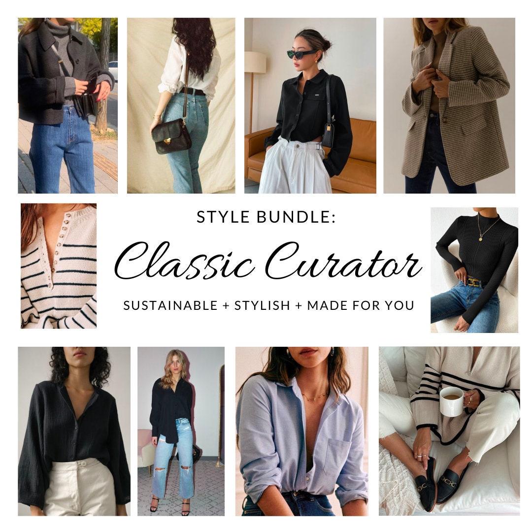 Classic Curator Style Bundle: Personalized Vintage Clothing Bundle - Etsy