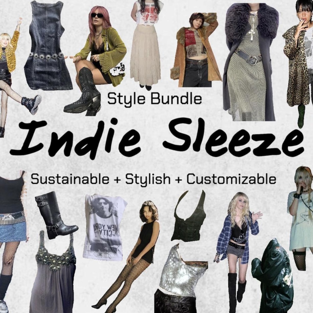 Indie Sleaze Style Bundle: Custom Vintage & Thrifted Clothing - Etsy