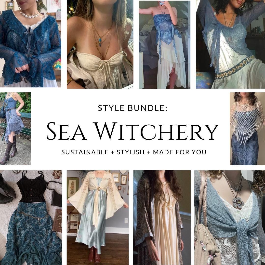 Sea Witchery Style Bundle | 3-10 Clothing Pieces, Inpso on How to Style, and Personalized to You ...