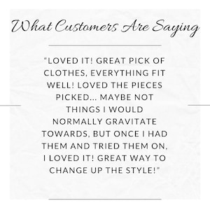 Classic Curator | Custom Style Bundle | 3-10 Clothing Pieces, Inpso, and Personalization ...