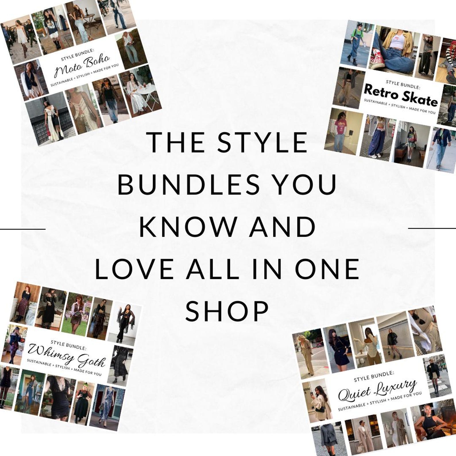 Whimsigoth Style Bundle: Personalized Sustainable Clothing ...