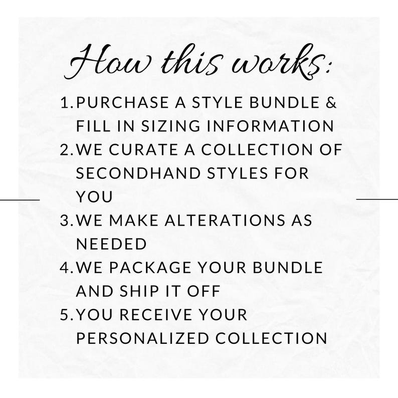 Classic Curator | Custom Style Bundle | 3-10 Clothing Pieces, Inpso, and Personalization ...