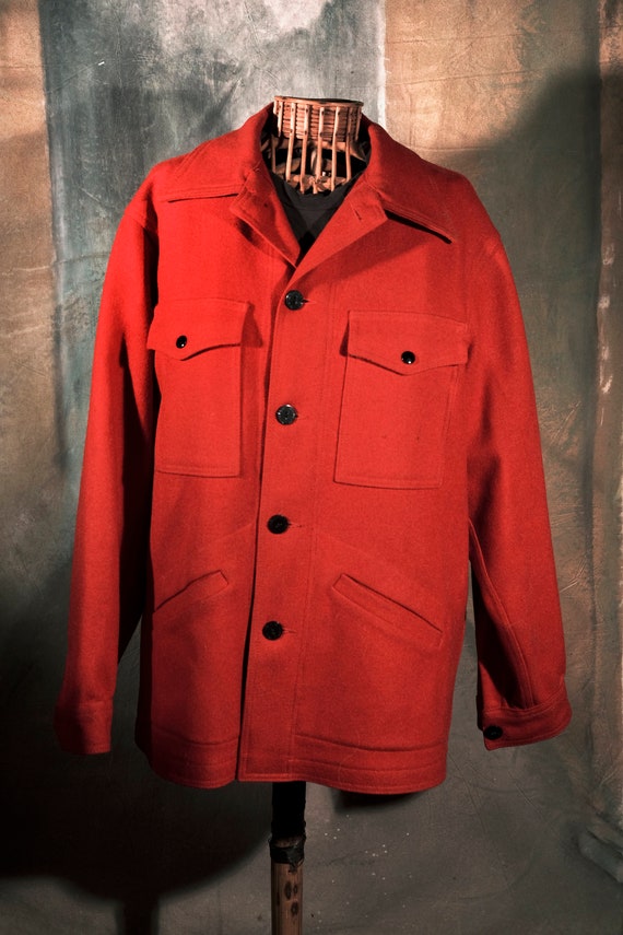 1970s pendleton mackinaw jacket - Gem