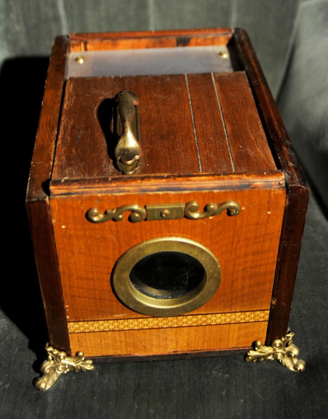 Wood and Brass Steampunk Ghost Box Contraption by Jonathan Postal With ...