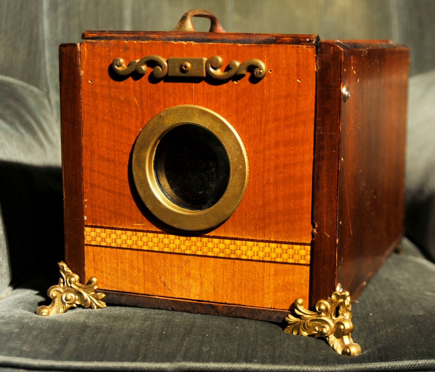 Wood and Brass Steampunk Ghost Box Contraption by Jonathan Postal With ...