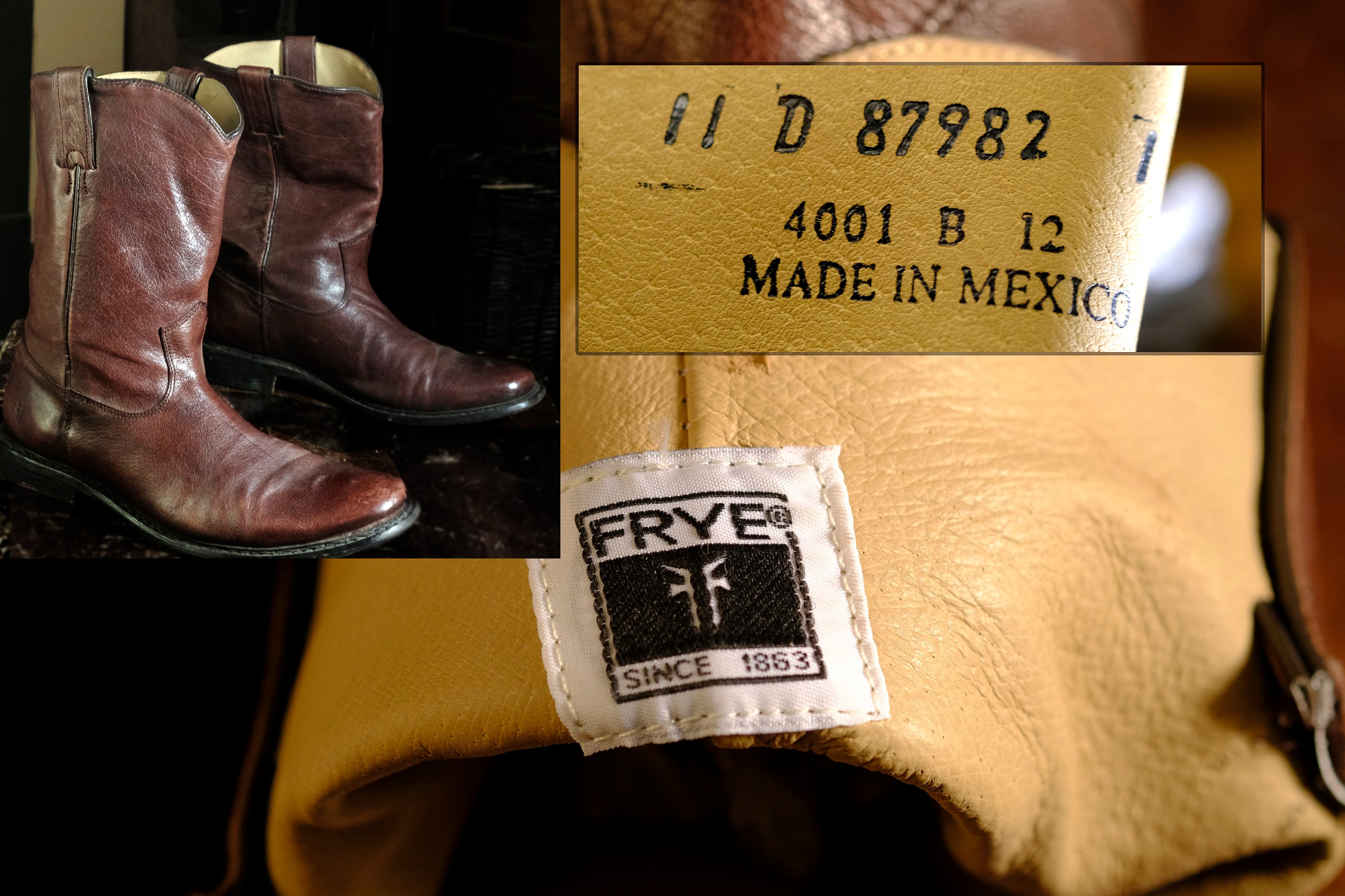 Vintage Frye Brown Ropers Marco Ropers 87982 Size 11D - Etsy