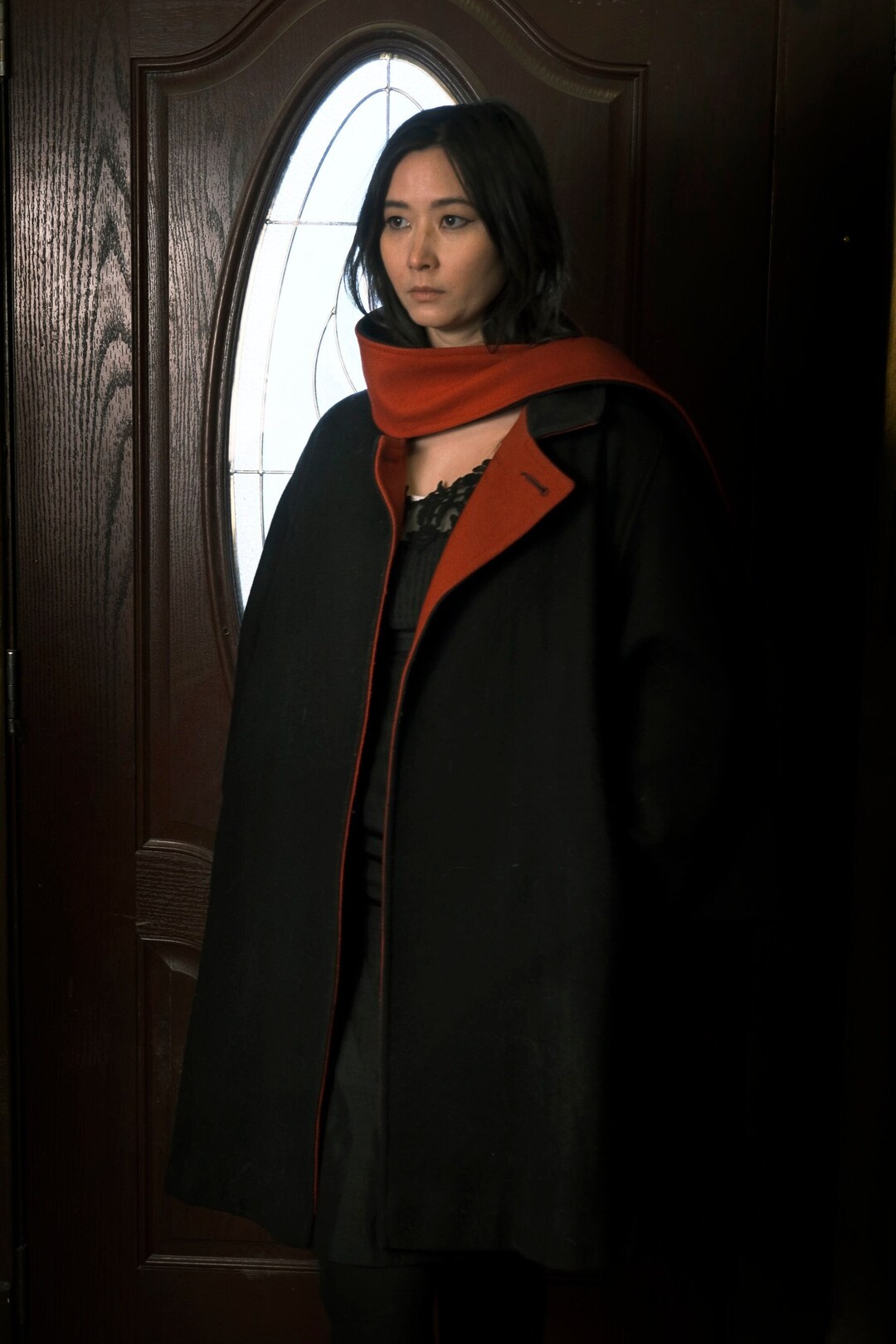 Beautiful Vintage Nouveau Wayne Stuart Black Wool Cape. Maybe 1940's or ...