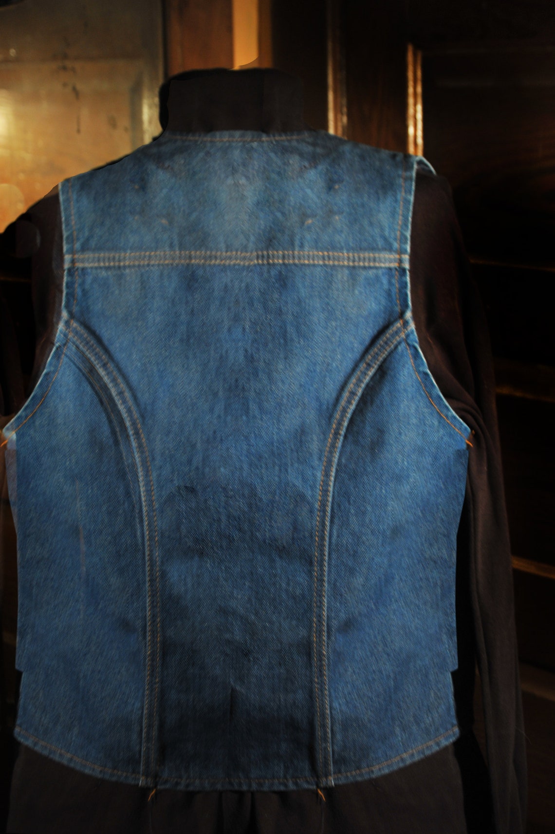 Vintage 60's Wrangler Denim Vest Made in the USA 100% - Etsy