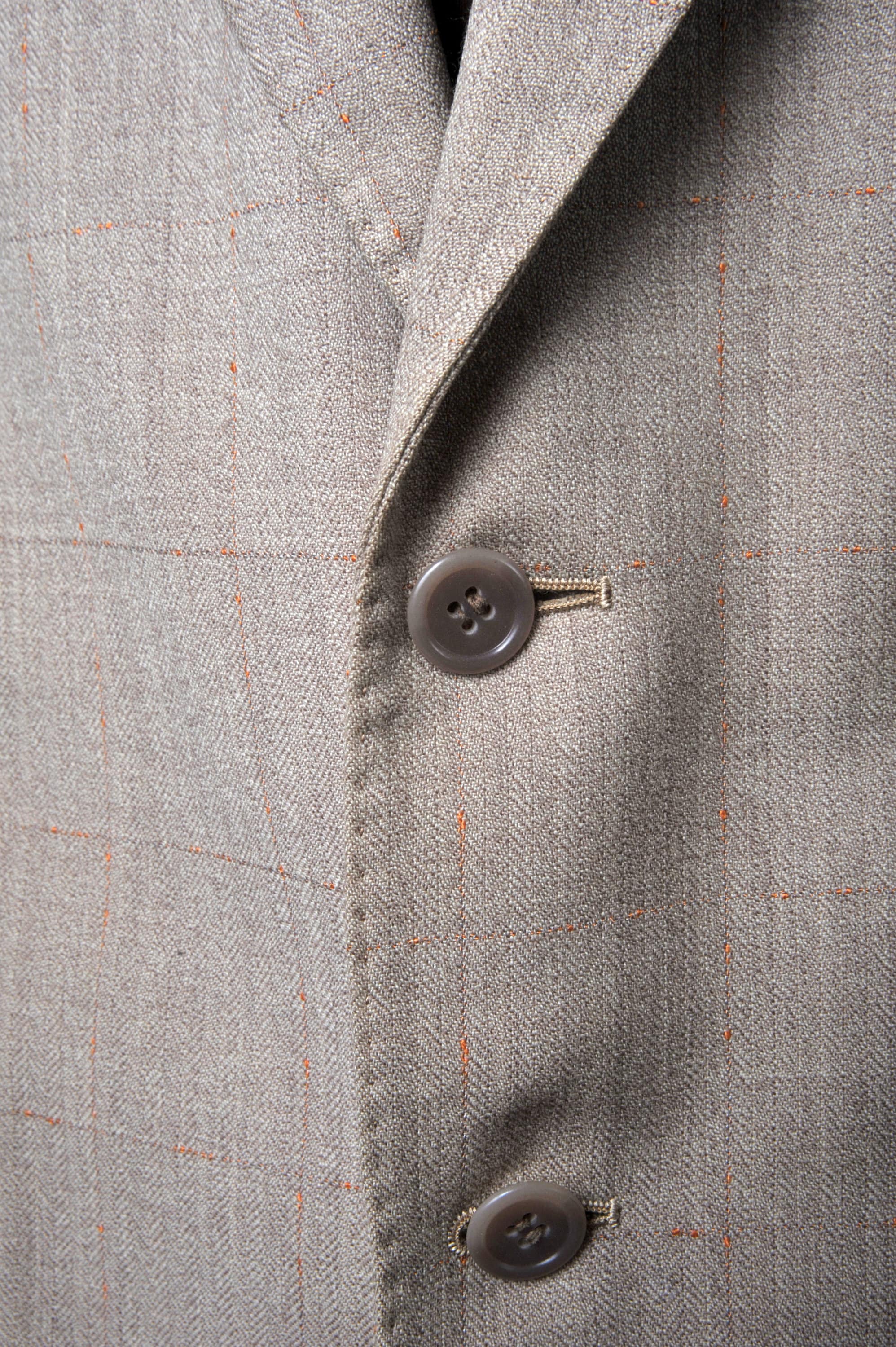 Vintage 40s Dundee Tan Tailored Light Wool Suit Jacket M or 40 Subtel ...