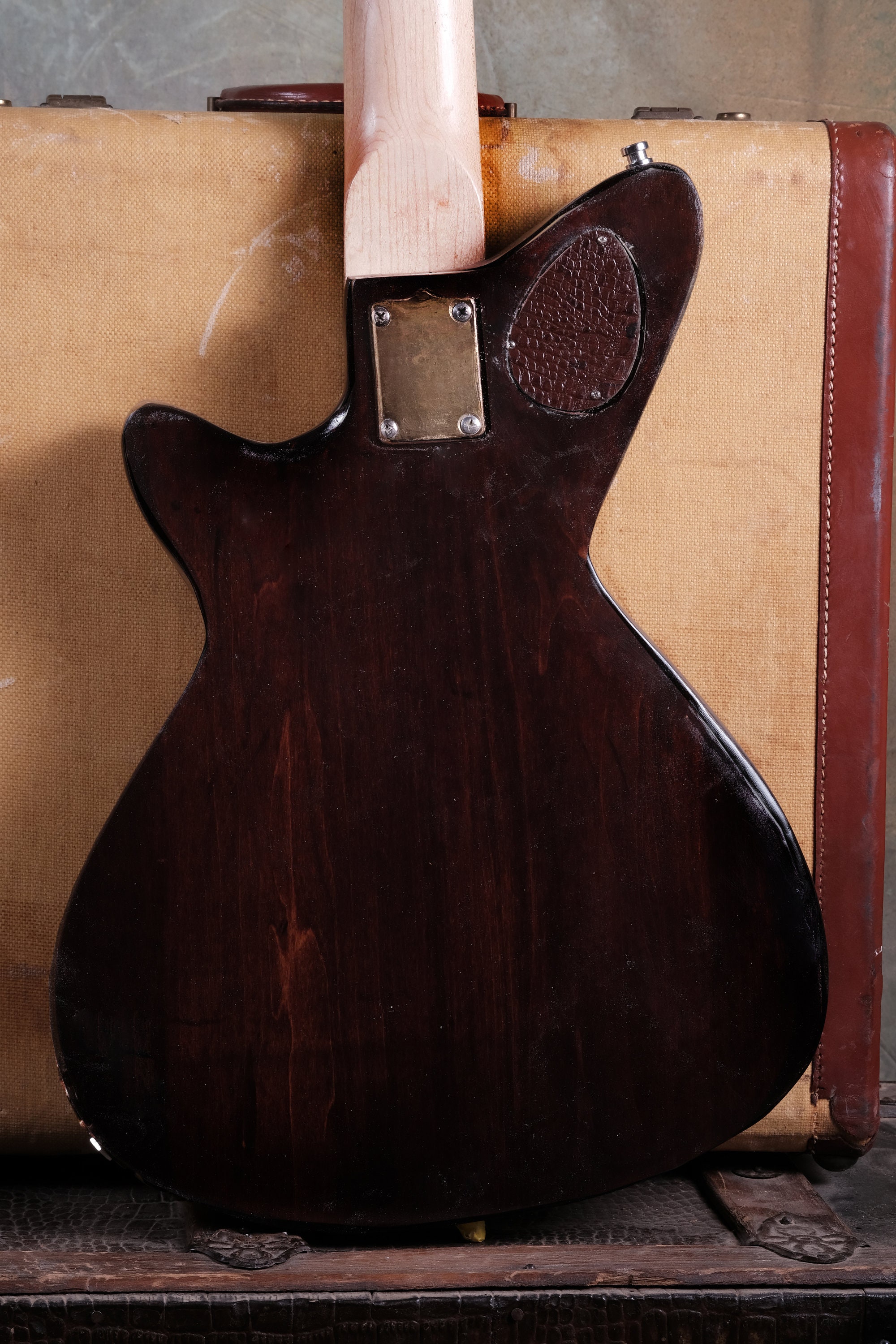 Postal Dixie Flyer Bass Guitar Handmade Sunburst Maple Armstrong ...