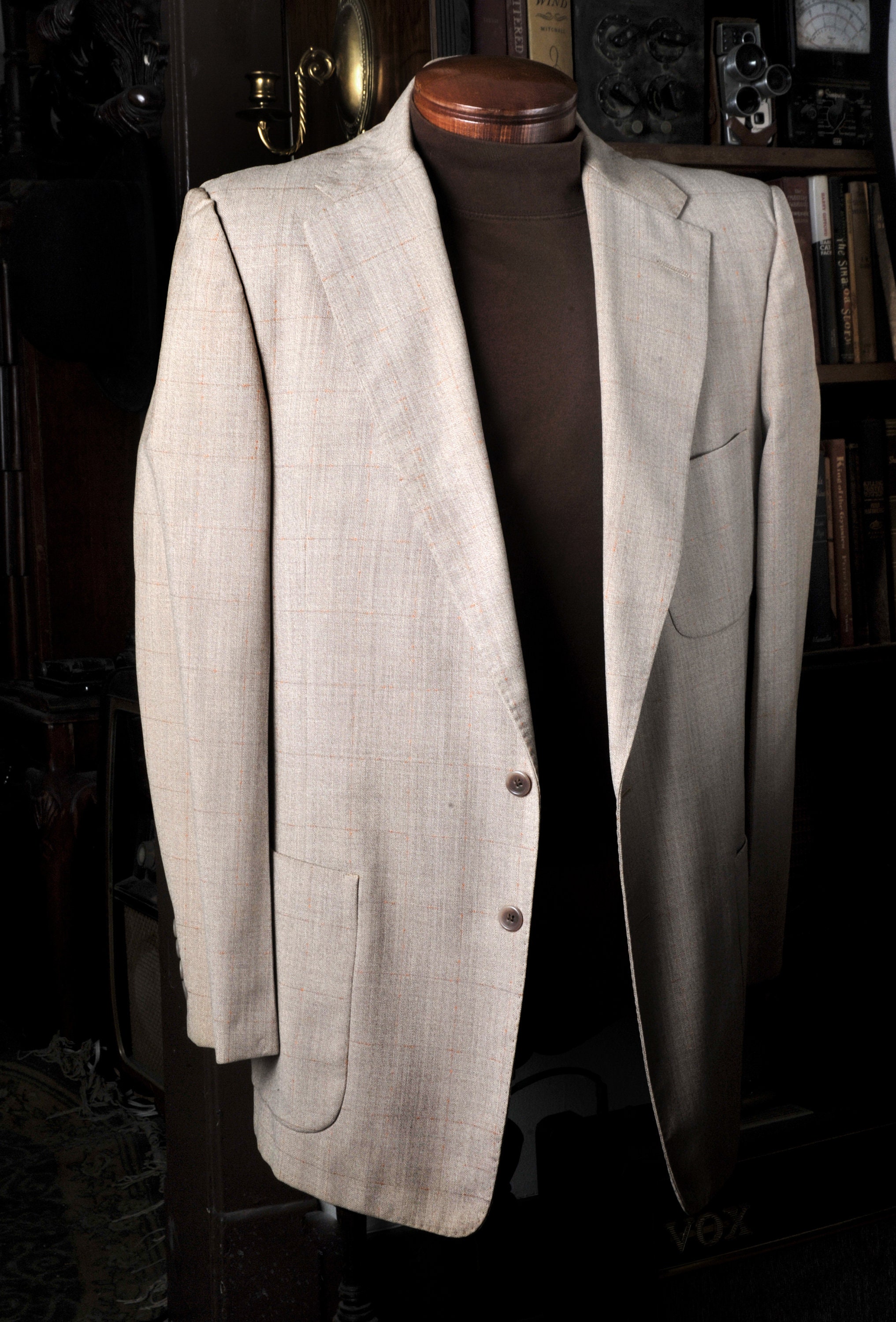 Vintage 40s Dundee Tan Tailored Light Wool Suit Jacket M or 40 Subtel ...