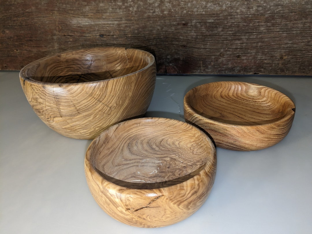 3 Wooden Bowls, Hand Turned, Gift for Men, Gift for Women - Etsy