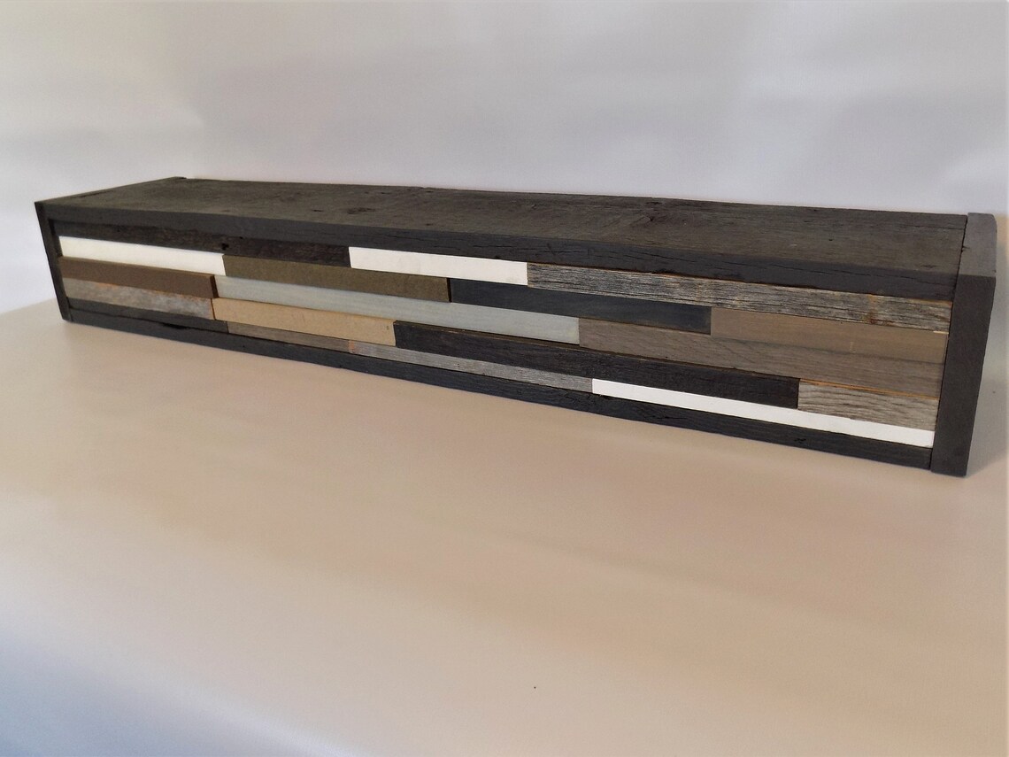 Reclaimed wood floating shelf | Etsy