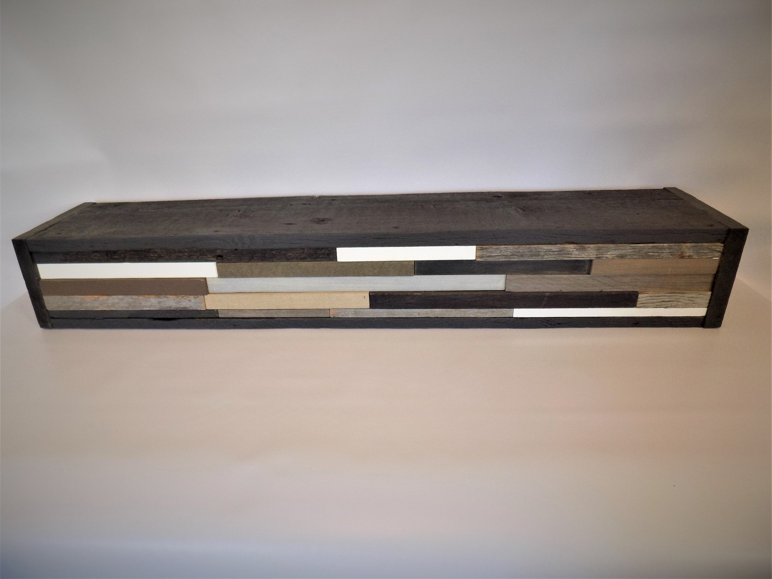 Reclaimed wood floating shelf | Etsy