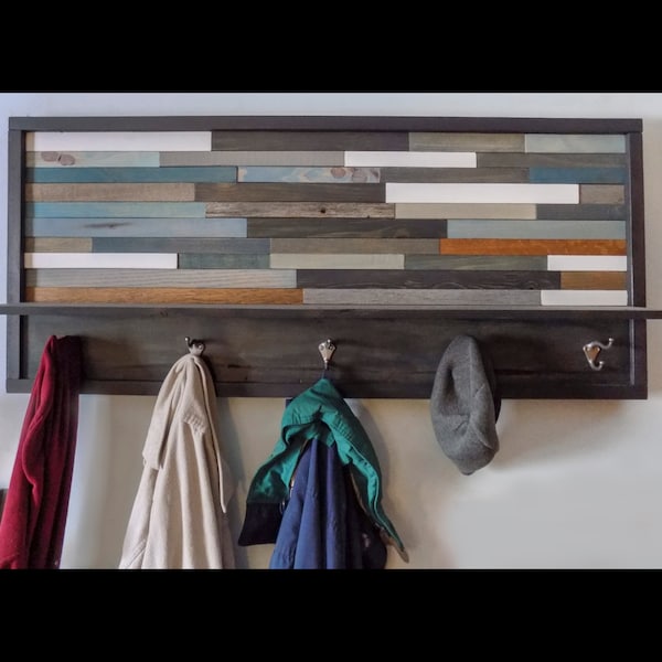 Barn Wood Coat Rack - Etsy