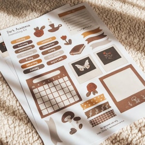 Dark Academia Printable Journal / Planner Kit, 3D, Pop Up, Bullet ...