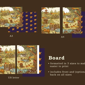 COSY COTTAGE ORACLE, Printable Autumn Oracle Cards With Board, Samhain ...