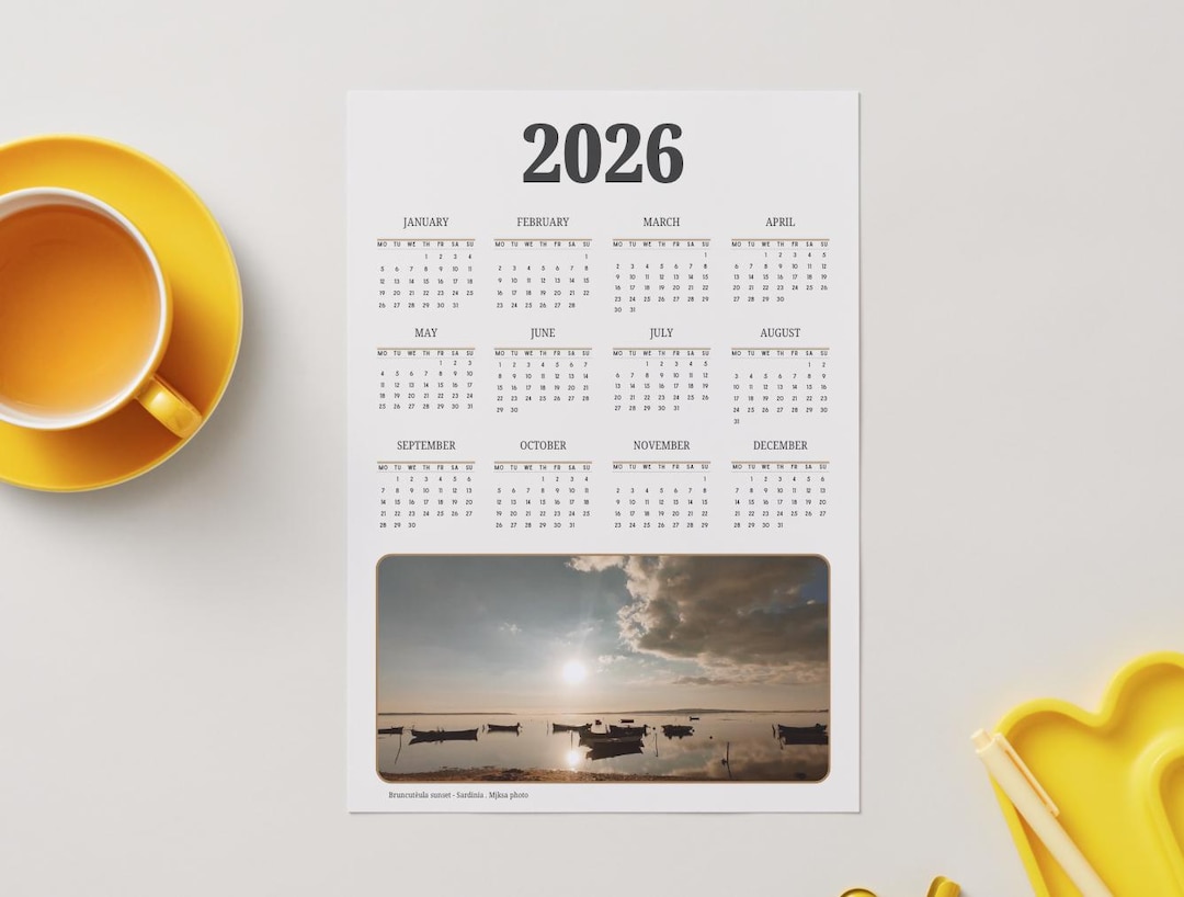 Wall / Table / Pocket Nature Photo Calendar / Various Sizes and Formats ...
