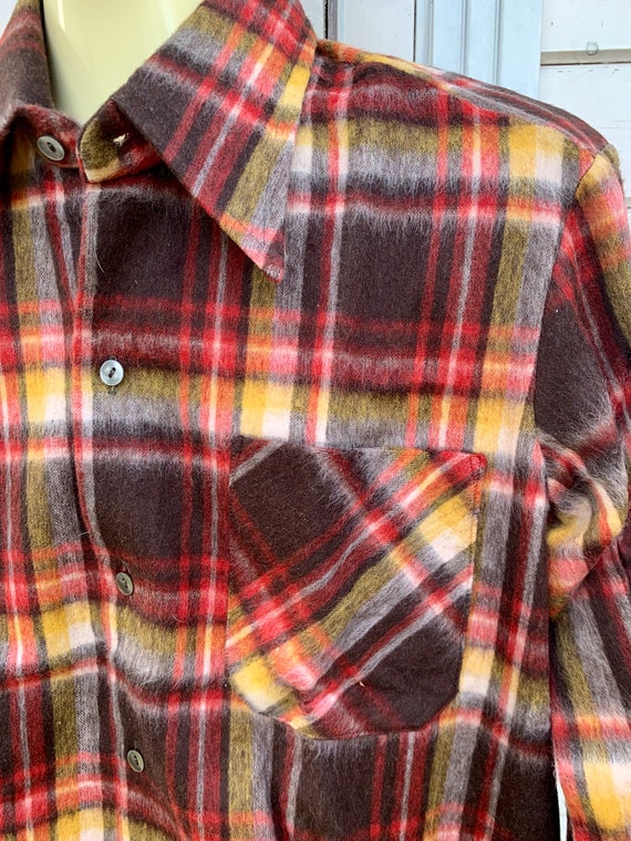 NOS French Peasant Farmer Worker Shirt, Chemise Paysa… - Gem