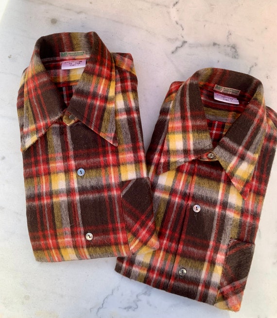 NOS French Peasant Farmer Worker Shirt, Chemise Paysa… - Gem