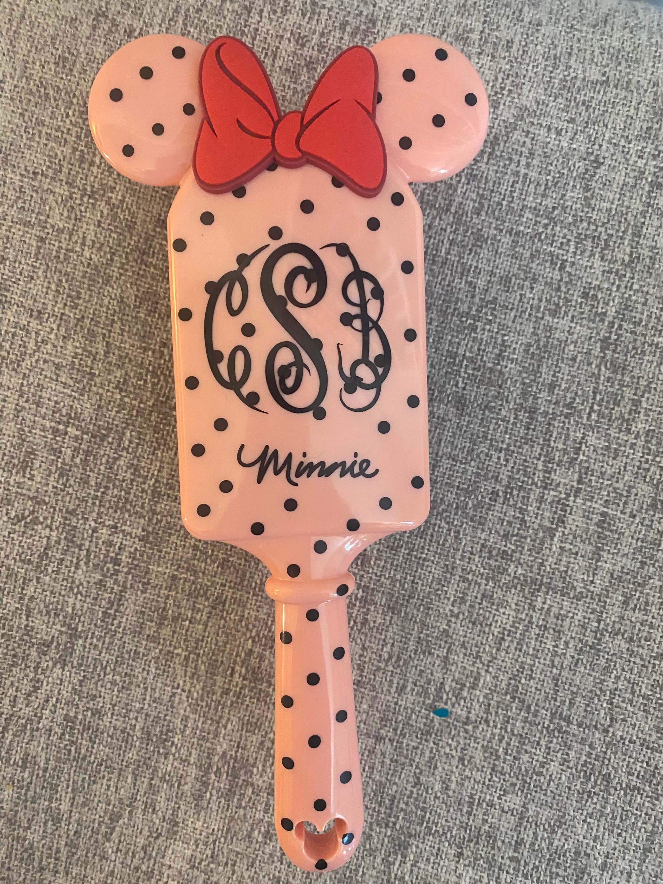 Personalized Mickey or Minnie Mouse Hair Brush - Etsy