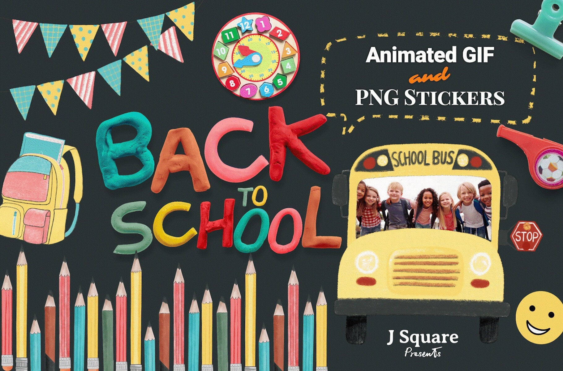 Welcome Back To School Animated Gif