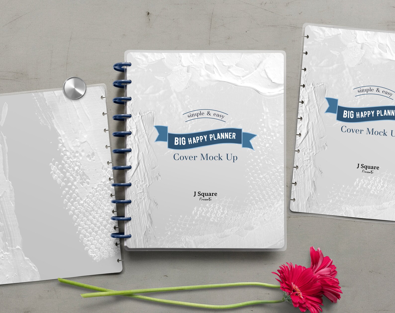 Discbound BIG Happy Planner Cover Mockups/ 11-discs Big Happy - Etsy
