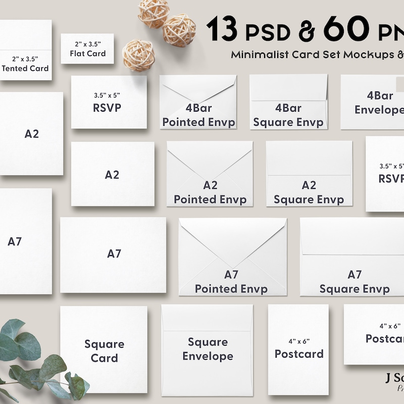 4 Bar Envelope Template - Etsy