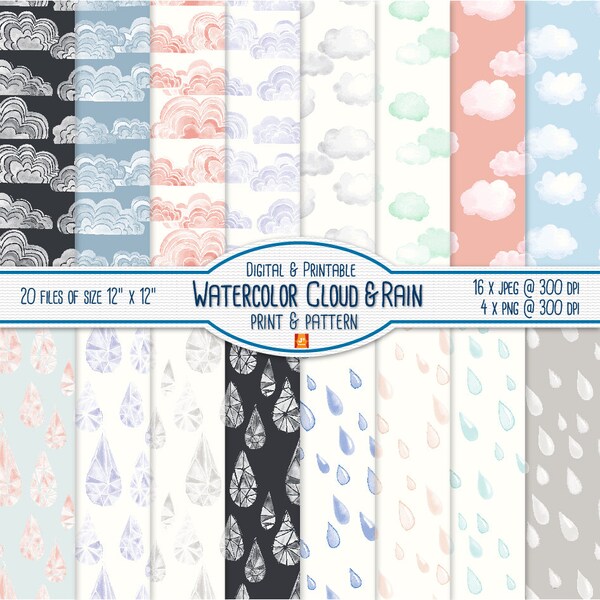 Rain Drop Print - Etsy