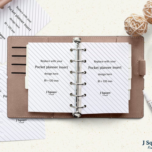 A5 Planner Inserts Mockup & Moveable Props Ring Bound Planner - Etsy