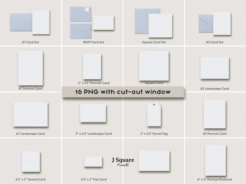 16 Flat Lay Invitation Card Set Mockups/ Minimalist Card Mockups/ PSD ...