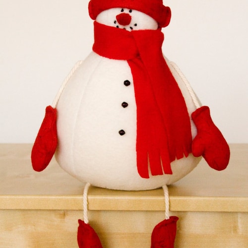 DIY Winter Snowman Sewing Tutorial and Pattern PDF Instant - Etsy