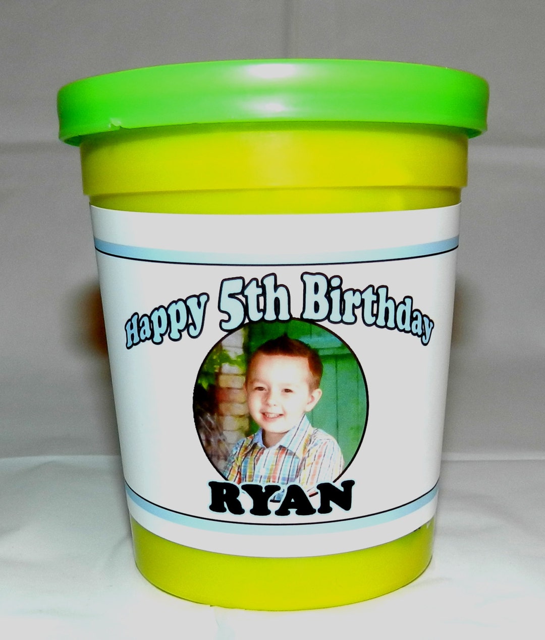 Play Doh Labels Personalized With Photo - Great Birthday Party Favors ...