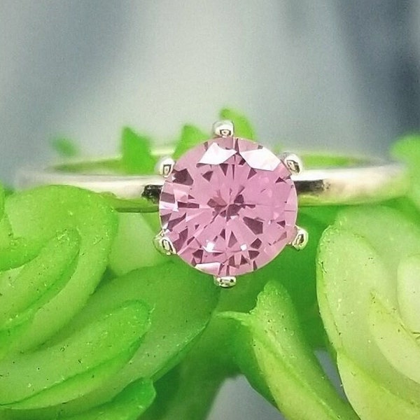 Pink Sapphire Ring - Etsy