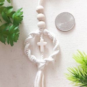 Car Mirror Cross, Cross Car Charm, Christian Rearview Mirror Hanging ...