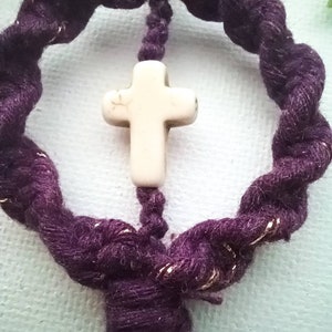 Car Cross, Christian Purple Car Accessories, Rearview Mirror Car ...