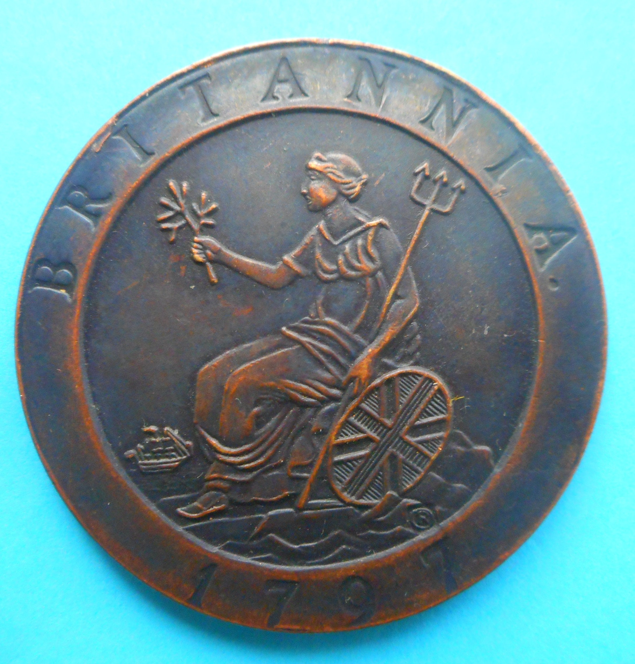 Interesting Old Replica Coin British King George III 1797 Cartwheel ...