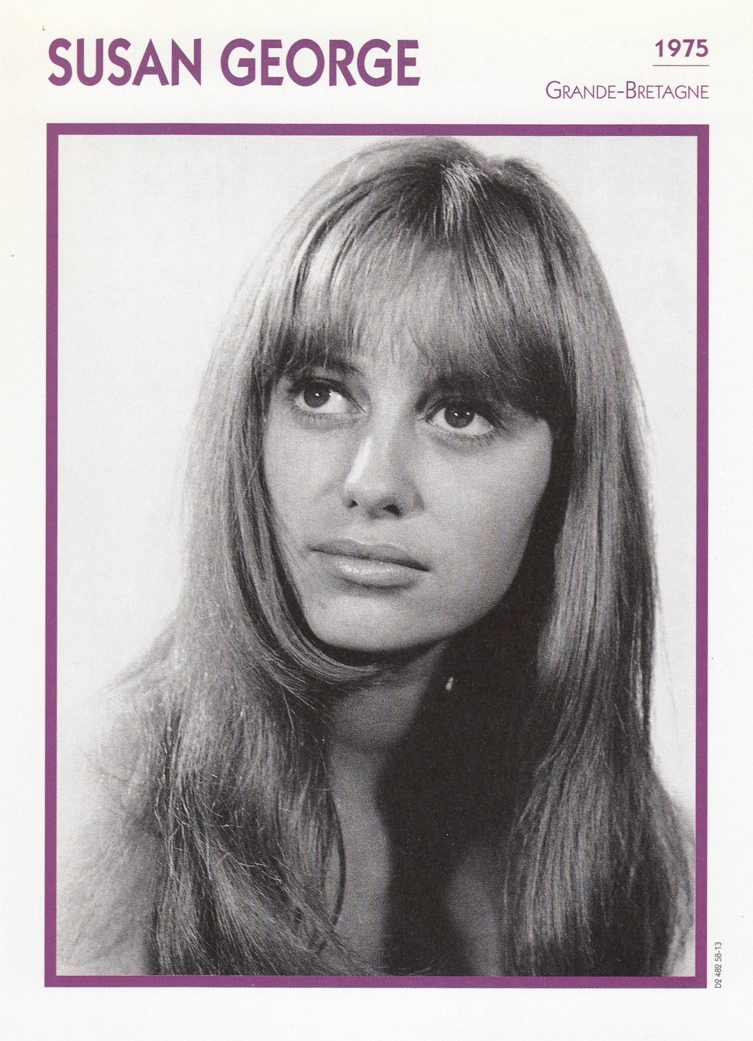 Susan George Photo & Mini Biography on French Cinema Star - Etsy