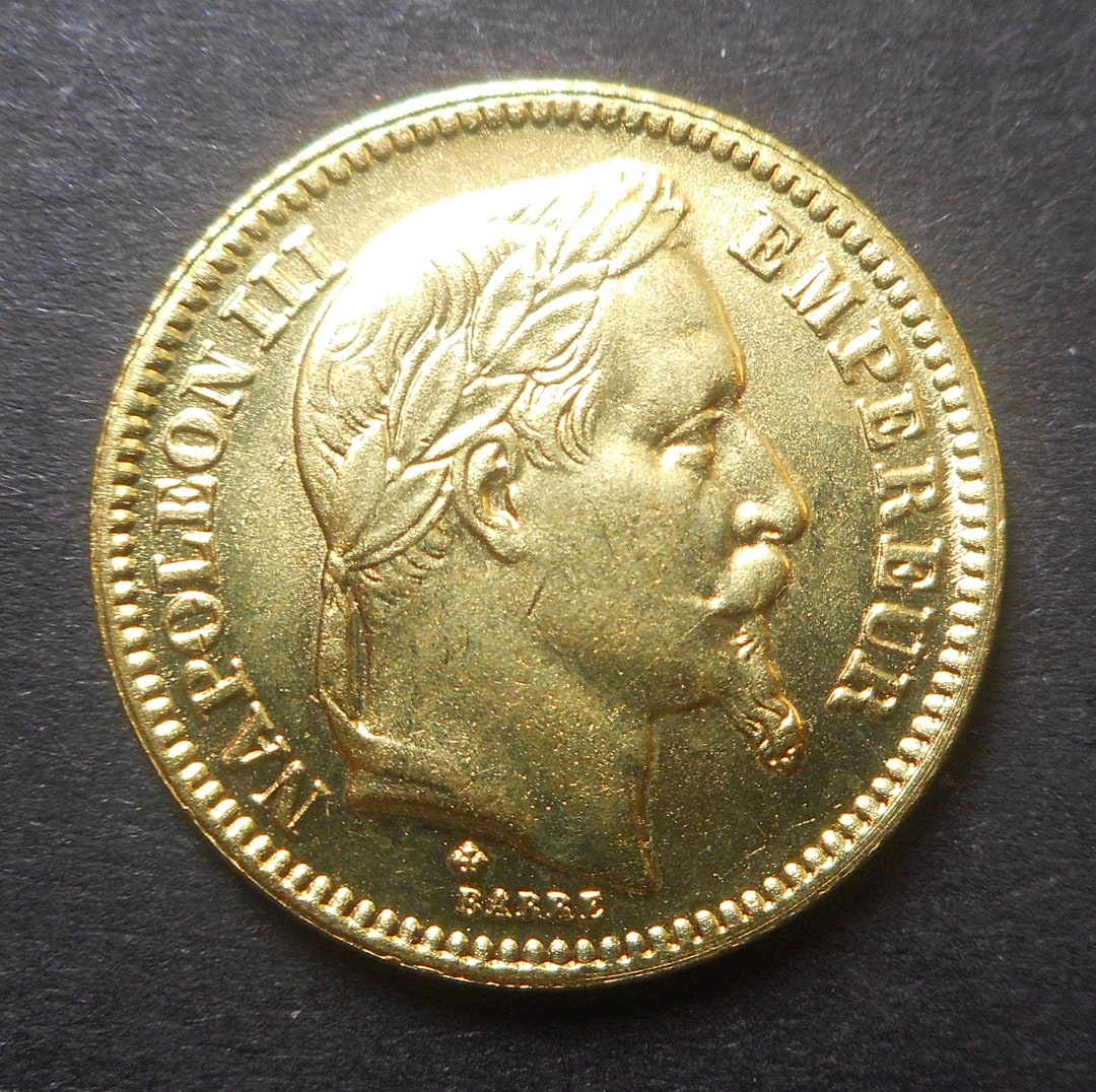 Interesting Old Replica Coin French Gold 20 Francs Coin of - Etsy