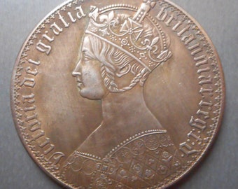 Crown Gothic Coin - Etsy