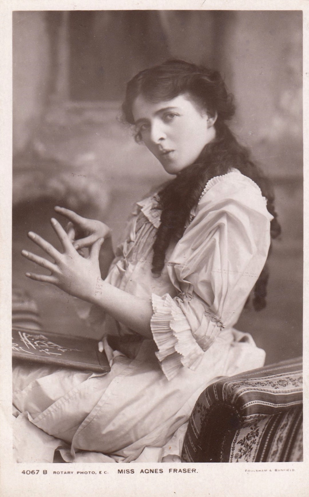 Original Edwardian Postcard of British Opera Singer and Musical Stage ...