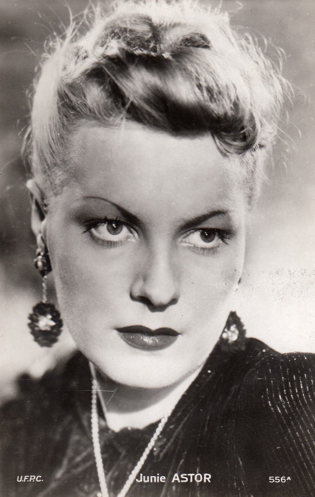 1940s Period Postcard Black & White Photograph of Attractive French ...