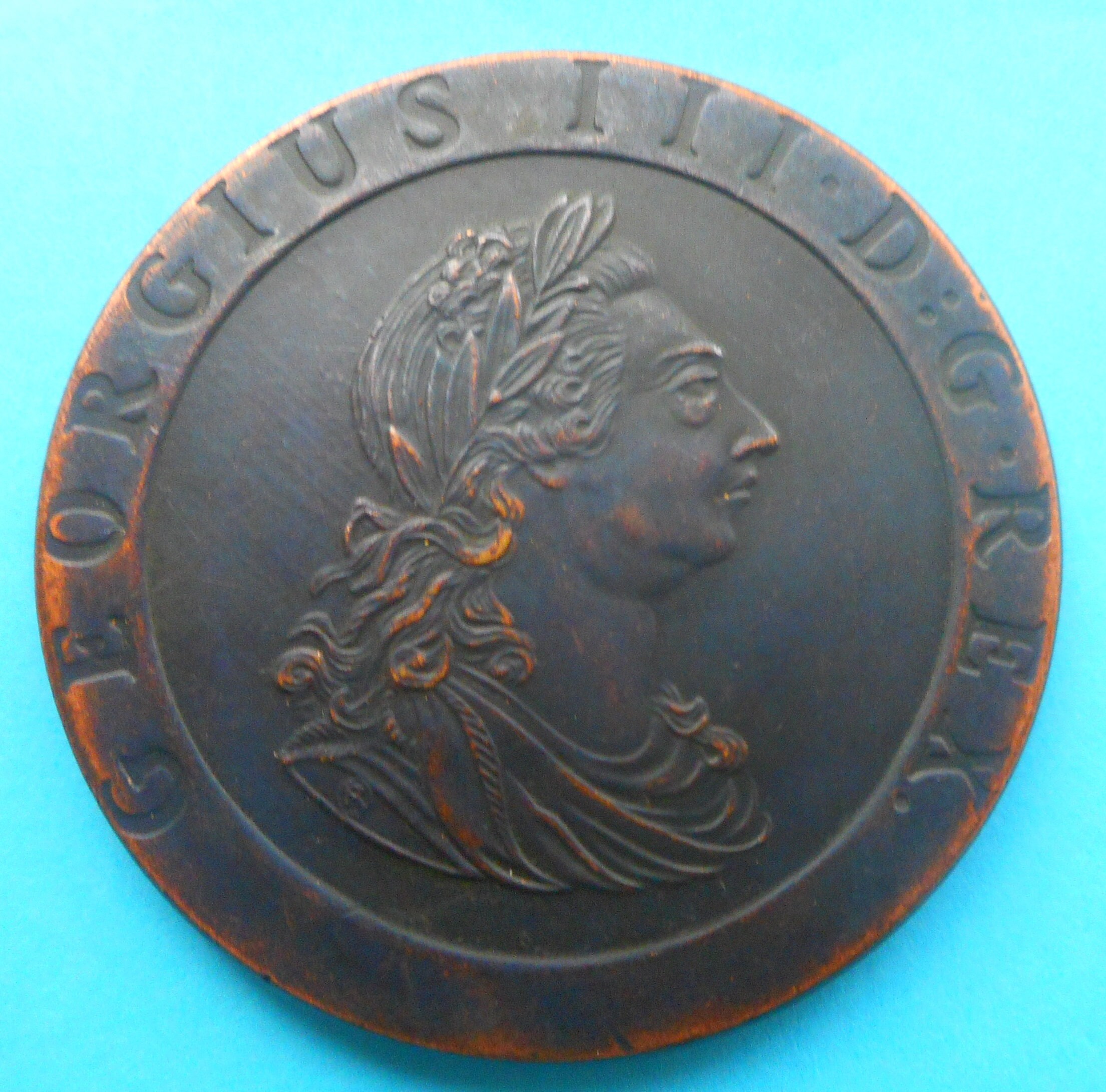 Interesting Old Replica Coin British King George III 1797 Cartwheel ...