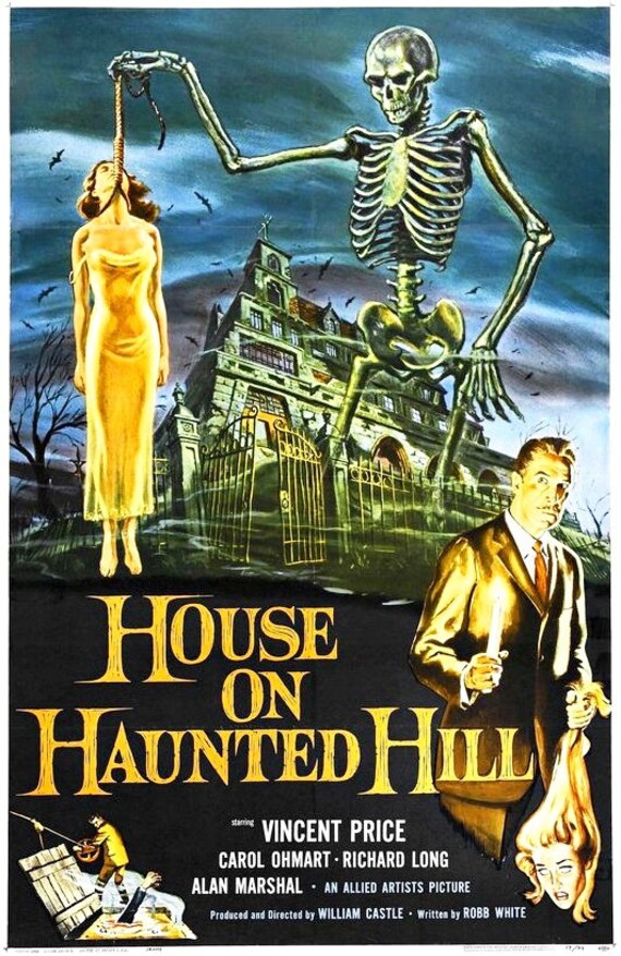 Reproduced A4 Size Cinema Poster of the 1959 Horror Film - Etsy